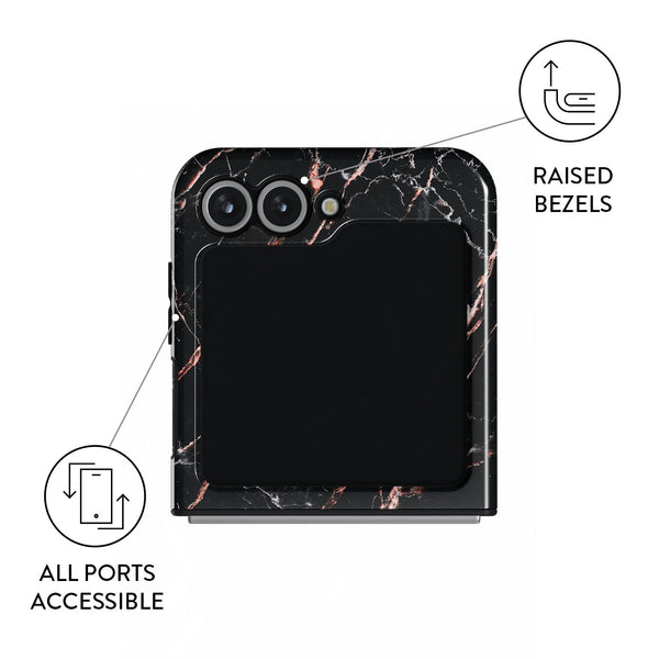 Rose Gold Marble - Samsung Galaxy Z Flip 6 Case | BURGA