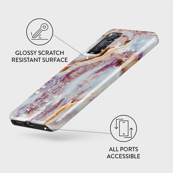 Frozen Leaves - Cute Marble Xiaomi Redmi Note 11 Pro+ Case | BURGA