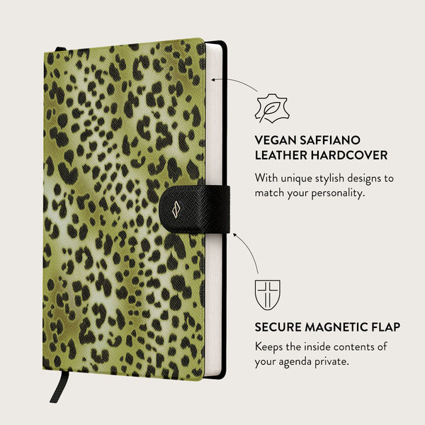 Enchantress - Saffiano Leather Journal Notebook | BURGA