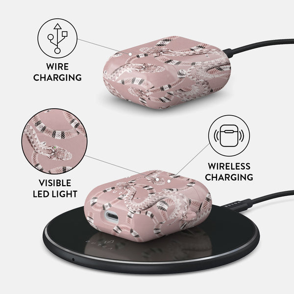 Poolside Glam - Snakes Apple Airpod Case Cover | BURGA